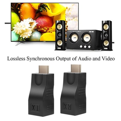 KEBID 4K HDMI 1.4 Extender to RJ45 Over  5e/6 Network LAN