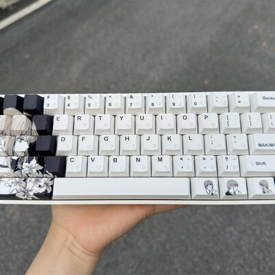 Makima 花朵玛琪码 pbt 五面热升华键帽