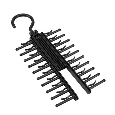 Zerodis Belt Hanger Rack Tie Hanger Scarf Rack 360 Degree Ro