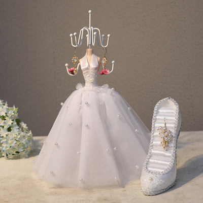 饰品收纳架公主首饰架家用手镯展示架H项链展示架项链挂架结婚礼