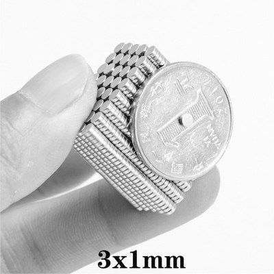 *100~5000PCS 3x1 Mini Small Round Magnets 3mm*1mm Neodymium