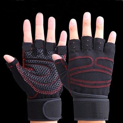 Weight Lifting Gym Gloves Half Finger Antislip Workout Body