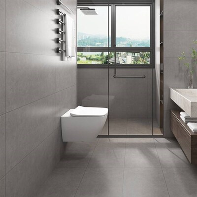 卫生间瓷砖墙砖400X800素色柔光墙面砖微水泥肌肤釉侘寂风阳台砖