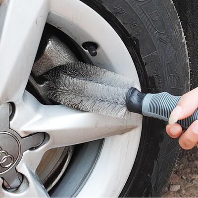Car Tyre Cleaning Scrub Wheel Hub Brush for Benz W211 W221 W