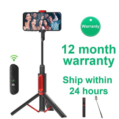 BlitzWolf BW-BS10 Portable bluetooth Selfie Stick with Tripo