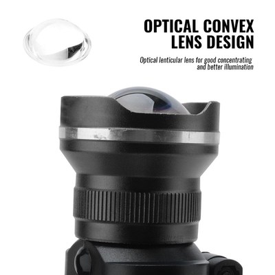 RJ-2190 T6 LED Headlamp 3000LM 3-Mode Zoom Powerful Headligh