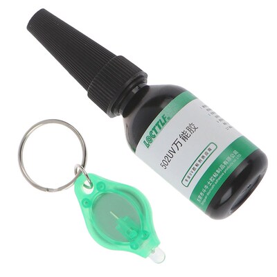 10G 502 UV Glue Curing Adhesive Transparent Crystal Glass De