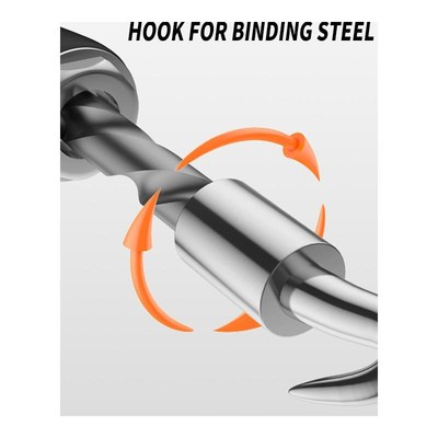 Rebar tier construction site winding tool wire knoting plier