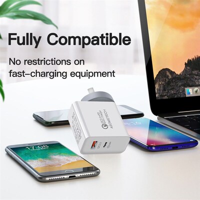 36W Quick Charge QC3.0 PD 3.0 USB Charger Type C Fast Charg