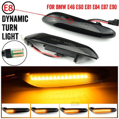 Flowing Water Blinker LED Dynamic Turn Signal Light For BMW