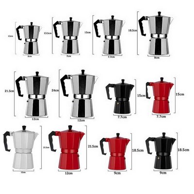Aluminum Coffee Maker Durable Moka Cafeteira Expresso Percol