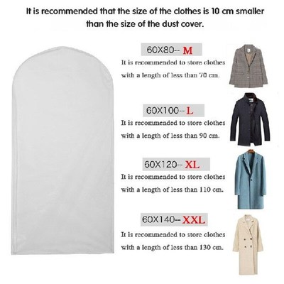 Clear Side-open Cls Storage Suit Bag Cls Dust Cover