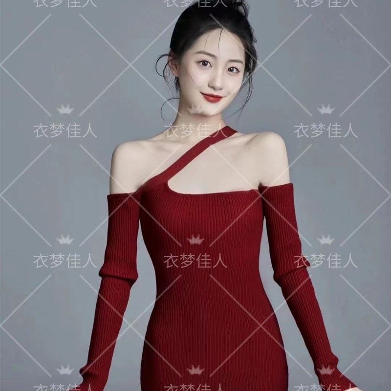 新款影楼复古少女个人肖像艺术照主题写真情绪简约高级感摄影服装