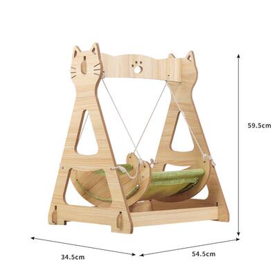 高档木猫吊篮实猫窝窝猫咪千狗窝夏秋季吊床狗狗睡麻绳吊窝狗