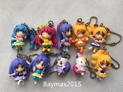 Geniune Bandai Happiness Charge Precure 10pcs Cute Figures K