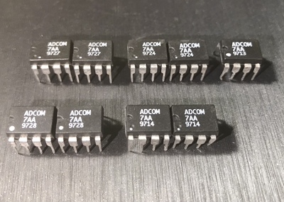 米兰功放定制版运放ADCOM7AA，拆机原字原码正品！