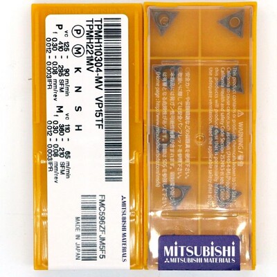 日本三菱 数控刀片 TPMH080204-MV VP15TF TPMH080202-MV FV SV