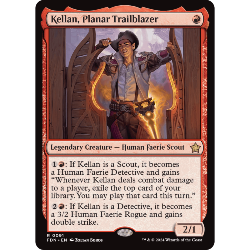 时空行客凯澜 Kellan, Planar Trailblazer 平/闪/扩画 基石构筑