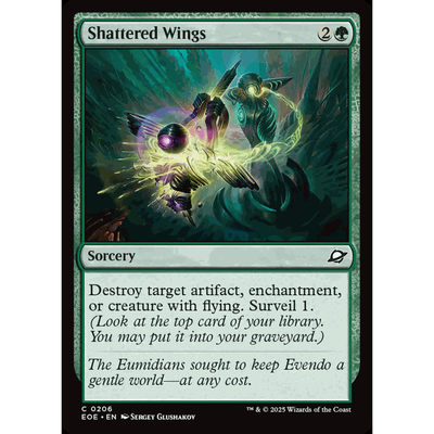 呆呆龙 万智牌 破碎翅翼 Shattered Wings 平/闪 虚空边域 EOE