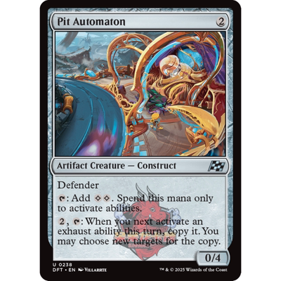 万智牌 维修站机械兽 Pit Automaton 英 平/闪 乙太漂移 神器 银