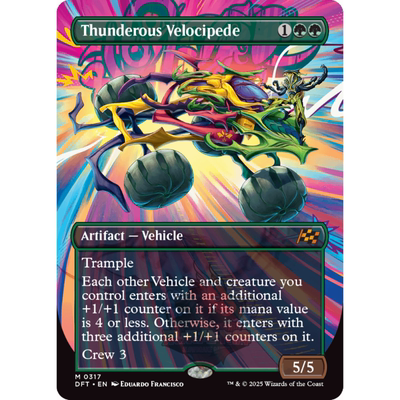 万智牌 雷鸣迅节车 Thunderous Velocipede 英文 平/闪 乙太漂移