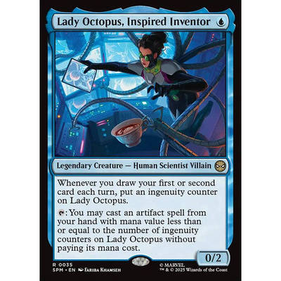 Lady Octopus, Inspired Inventor受启发明家章鱼女士 平/闪/扩画