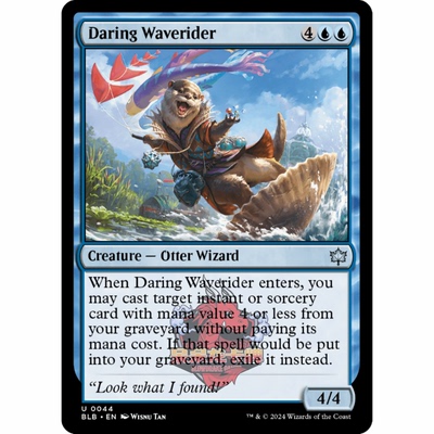 呆呆龙 万智牌 大胆驭浪师 Daring Waverider 0044 平/闪