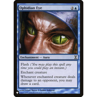 呆呆龙卡牌 万智牌 ophidian eye 欧菲迪安蛇眼 英文 the list