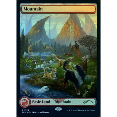 呆呆龙 万智牌 闪 山脉 1514 英文 秘室珍品 Secret Lair