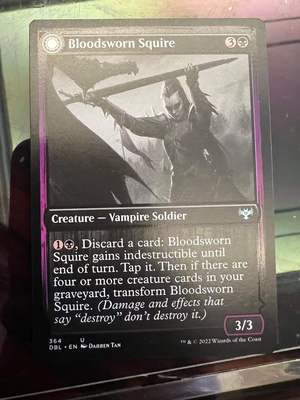 呆呆龙卡牌 万智牌 依尼翠 双系列 DBL 英文 平/闪 血誓扈从