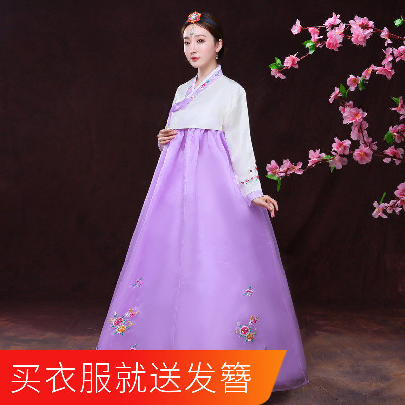 韩服韩国鲜族传统演出服民族大长今表演古装改良女装大码裙子服装