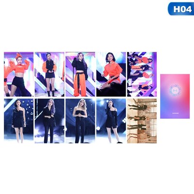 10Pcs/Set MAMAMOO Album Reality In BLACK Self Made Paper Lom