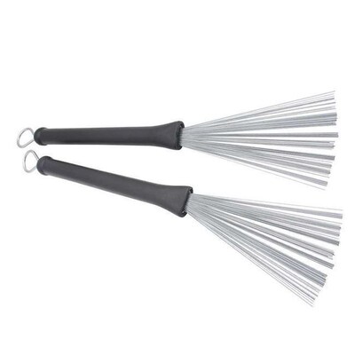 High Quality Adjustable 2 Pcs Drum Brush Stick Wire Set Retr