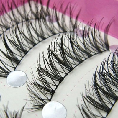 Fantastic 10 Pairs Natural Jumble Long False Eyelashes Party