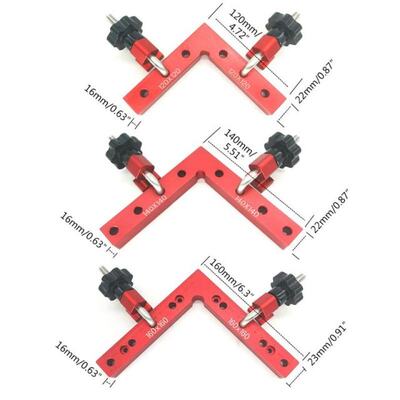 L-Shaped Auxiliary Fixture Positioning Fixed Clip Square Rul