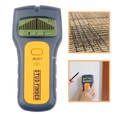 3 In 1 Stud Finder Handheld Scanner AC Live Wire Cable Metal