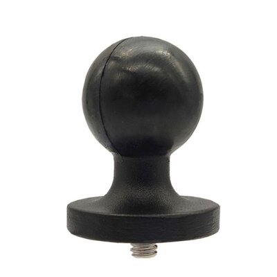 Motorcycle Handlebar Clamp Base 1 Inch Rubber Ball Head Moun