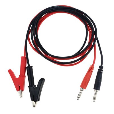 8 Stuks 4Mm Banana Plug Naar 10Mm Alligator Clip Kabel Leads