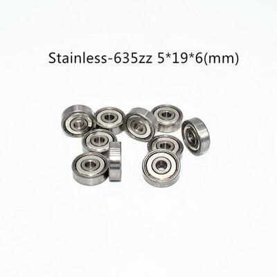 Stainless steel bearing 10PCS S635ZZ 5*19*6(mm) free shippin