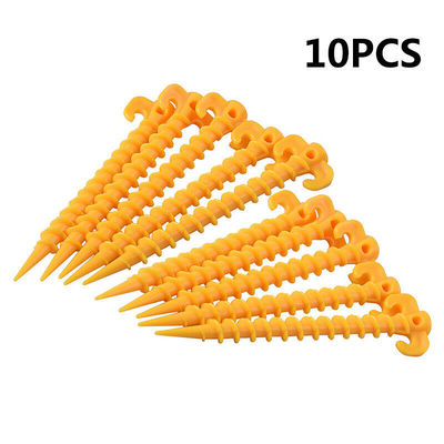 10PCS Plastic Tent Hook Stakes Camping Tents Accessories Gro