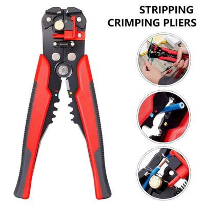 3 in 1 Crimper Cable Cutter Automatic Wire Stripper Multifun