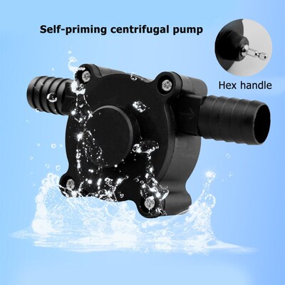 Portable Electric Drill Transfer Pump Sinks Pool Self Primi