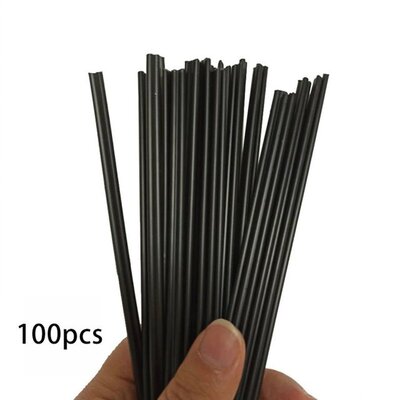 100Pcs Plastic Welding Rods 200mm Length PP Welding Sticks