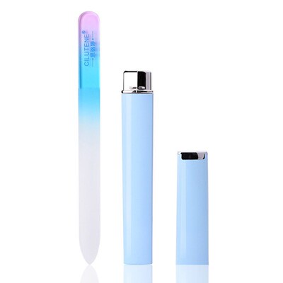 1 pcs Nail Files Durable Crystal Glass Sanding Buffer Block