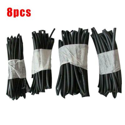 8Pcs Electrical Assortment Polyolefin Repair Heat Shrink Tub