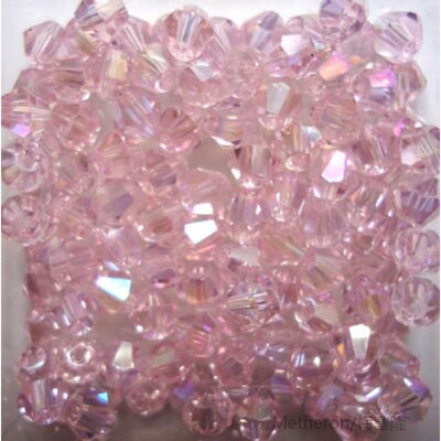 Isywaka Sale Pink Colors 100pcs 4mm Bicone Austria Crystal B