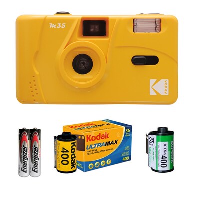 KODAK Vintage Retro M35 35mm Reusable Film Camera Yellow /
