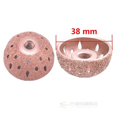 38mm tungsten steel material hemispherical pneumatic grindin