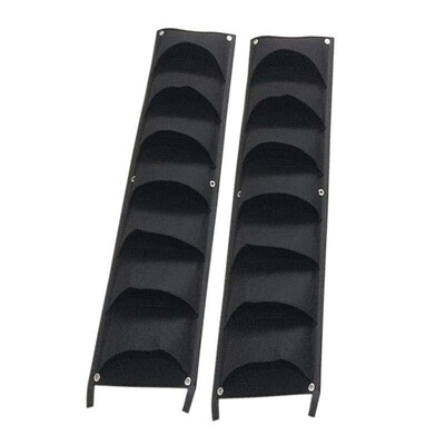 2016 New 7 Pockets Wall Garden Hanging Planting Bags Vertica