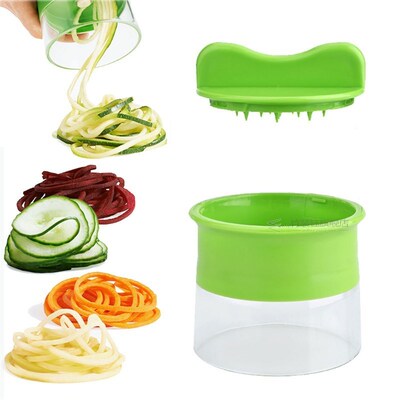 *Handheld Carrot Potato Cucumber Spiral Grater Cutter Vegeta